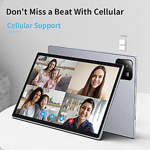 HEEPDD Office Tablet, Octa Core CPU IPS Display 10 Inch Tablet PC 8800mAh for Family (US Plug)