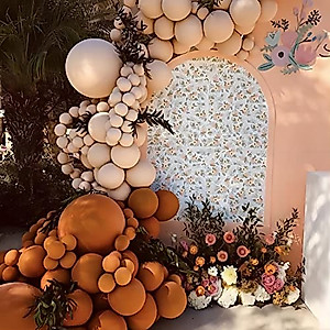 136Pcs Balloon Arch Kit, Double-Stuffed Party Decorations Balloons, Orange Balloon Arch Garland Kit for Christmas, Wedding, Anniversary, Bridal Shower, Baby Shower Decorations
