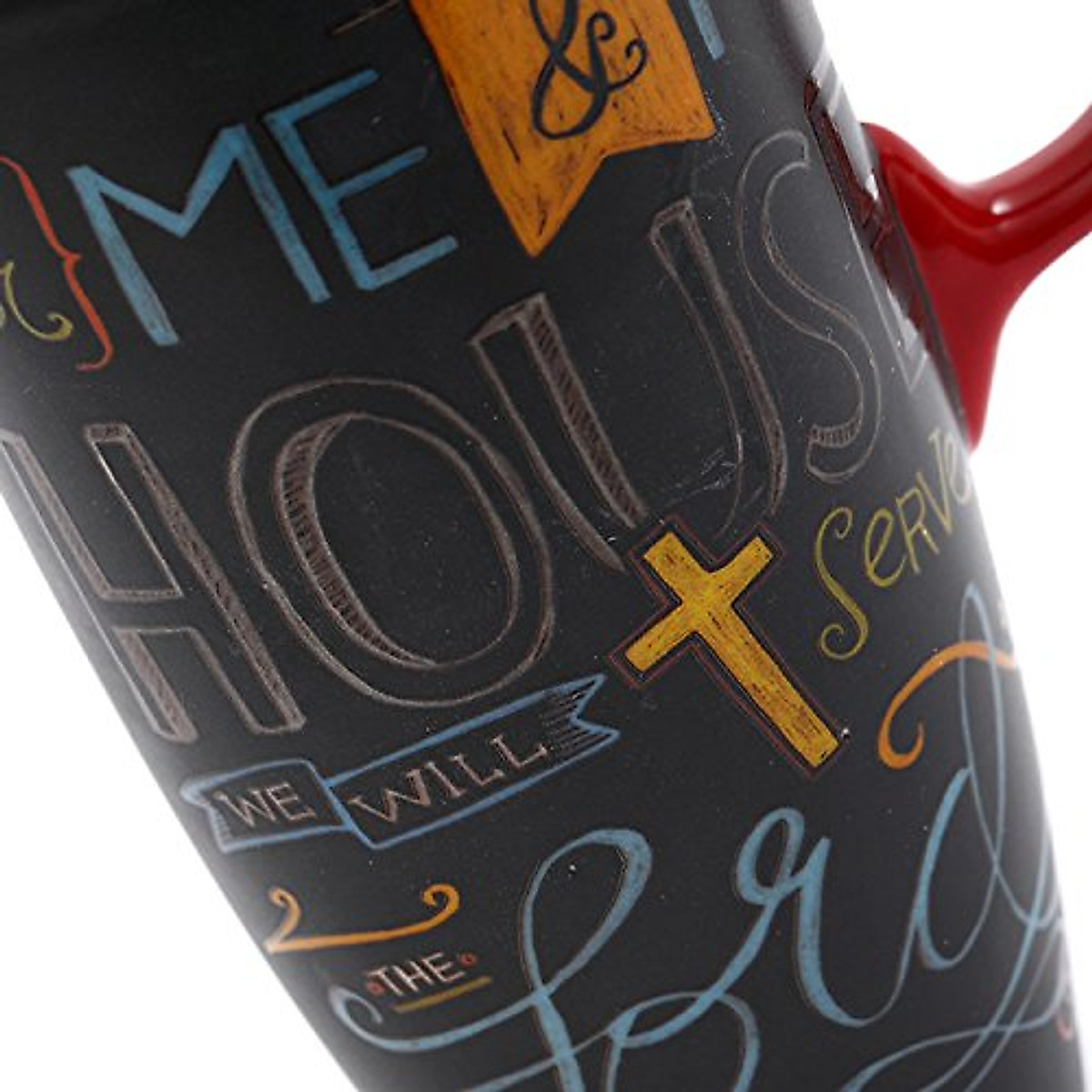 CEDAR HOME Coffee Ceramic Mug Porcelain Latte Tea Cup With Lid 17oz. Me & My House