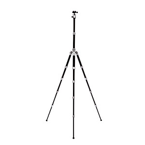 Mefoto Roadtrip S Lightweight 59.4" Aluminum Travel Tripod/Monopod w/Case, Twist Locks, Dual-Action Ballhead w/Arca Swiss Plate for Mirrorless/DSLR Sony Nikon Canon Fuji - Titanium (RTSATTN)