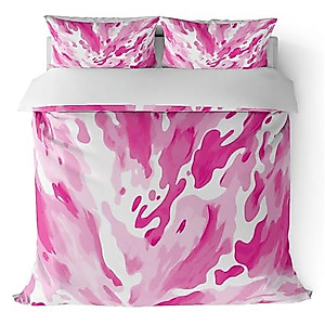 Placitiume Gamer Duvet Cover Set - Modern Games Bedding Set for Kids - Video Game Comforter Cover Set with Gaming Controller Design - Includes 2 Pillowcases, No Comforter