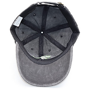 Kids Baseball Cap, Cute Dinosaur Birthday Gift for Boys and Girls, Adjustable Washed Embroidered T Rex Toddler Hat