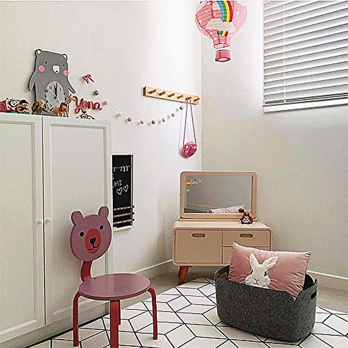 Foldable Storage Basket Bin Drawers Nature Felt Fabric with Handles for Home Office Bedroom Clothes DVD Books Cloest Organizer Strong&Large Size (Gray)