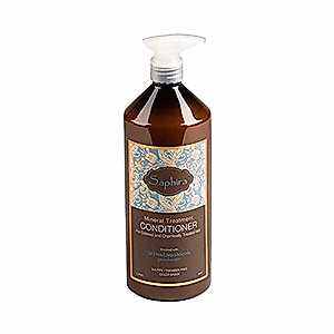 Saphira Mineral Treatment Conditioner for Fine, Thin and Color-Treated Hair, Sulfate-Free, Paraben-Free, Softens & Volumizes Delicate, Damaged or Chemically Treated Hair, 34 Ounce, Original Packaging