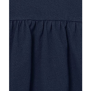 The Children's Place baby girls Short Sleeve Polo School Uniform Dress, Tidal, 5T US