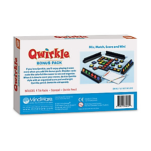 MindWare | Qwirkle Bonus Pack | Board Game | Ages 8+ | 2-4 Players