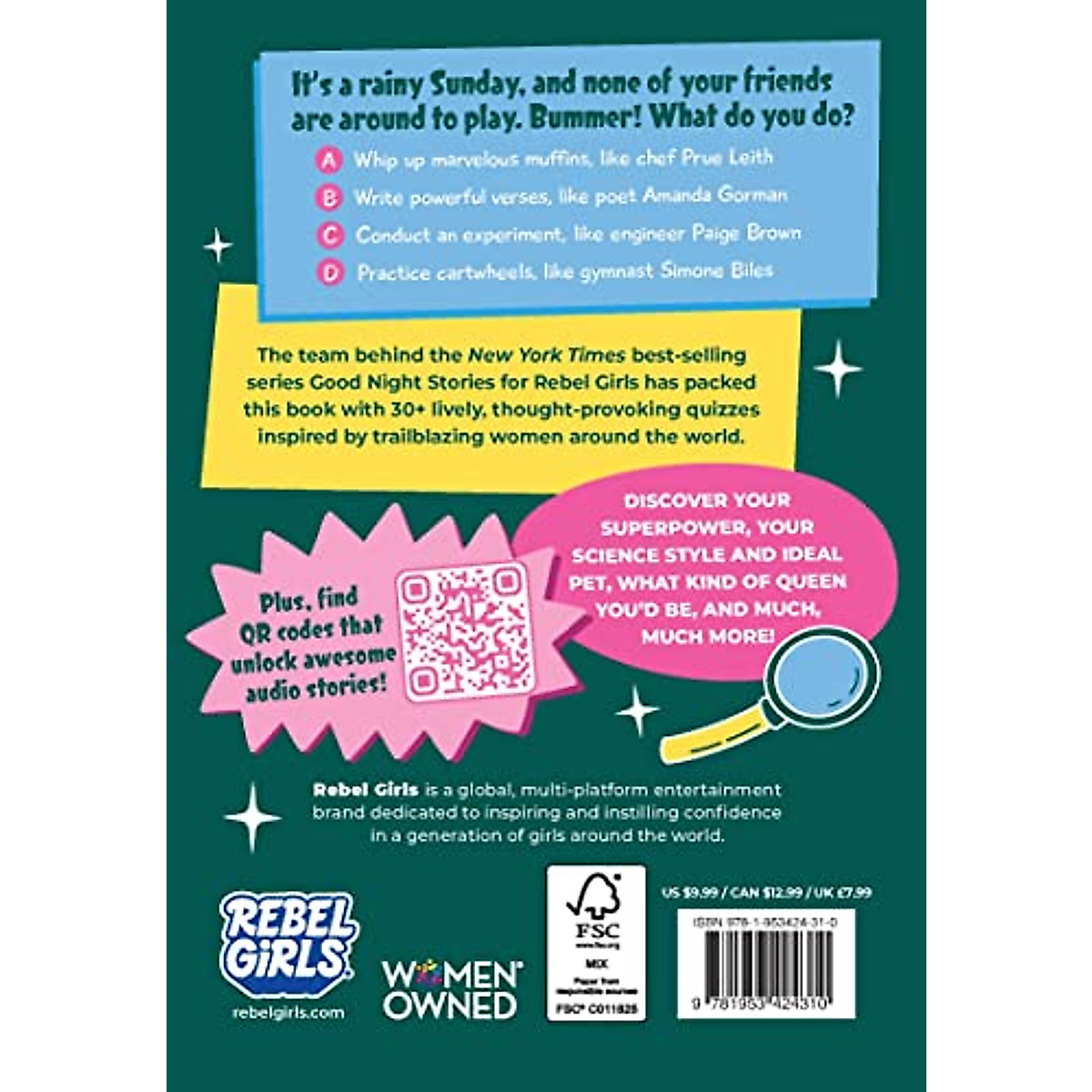 Quizzes for Rebel Girls