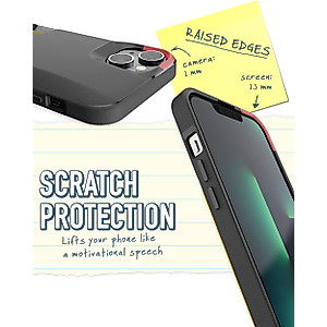 Smartish® iPhone 14 Plus Wallet Case - Wallet Slayer Vol. 1 [Slim + Protective] Credit Card Holder - Drop Tested Hidden Card Slot Cover Compatible with Apple iPhone 14 Plus - Black Tie Affair