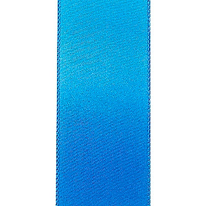 Reliant Ribbon 92575W-913-40F Satin Value Wired Edge Ribbon, 2-1/2 Inch X 10 Yards, Turquoise