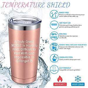 3 Pieces Novelty Nurse Gifts Set Including 20 oz Tumbler Mug Nurse Themed Crew Sock Other Nurses Me Unicorn Keychain, Chrismas Birthday Present for Nurse, Registered Nurse, Nurse Practitioner