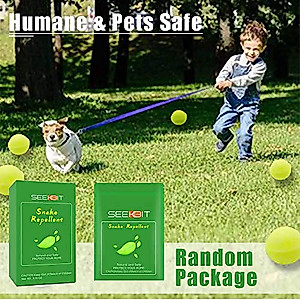 8 Pack Snake Repellent for Outdoors Pet Safe, Green Snake Repellent for Yard Powerful for Repelling Snakes and Other Pests, Snake Away Repellent for Outdoors Indoors Lawn Garden Camping Fishing