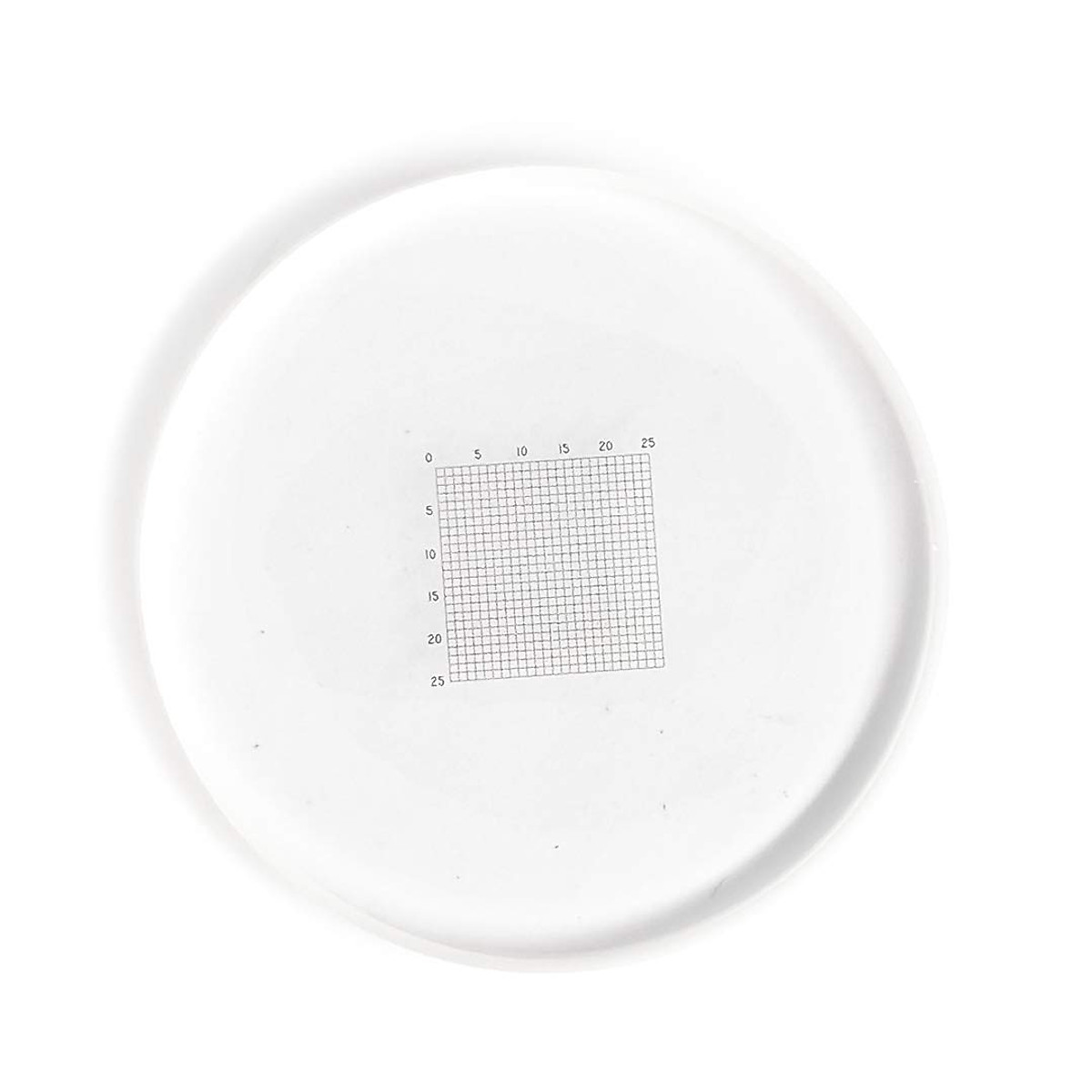 0.2 mm Net Shaped Microscope Eyepiece Micrometer net Shaped Eyepiece Ruler Slides Measuring Microscope Micrometer Calibration for Microscope Stage Eyepiece Objective Lens Diameter 19mm