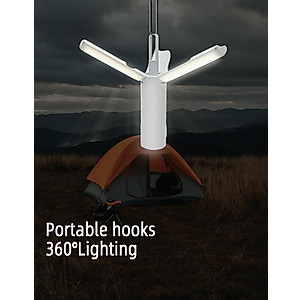 YACOM Rechargeable Camping Flashlight,Illuminate Your Adventures with 3 Lighting Modes,Camping Lantern,Camping Essentials,Portable Lantern for Camping,Emergency, Hiking,Tent,Power Outages