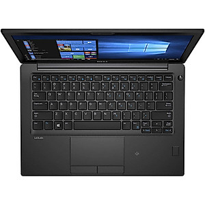 Dell Latitude 7280 FHD Touch Screen, Intel Core i5-6300U X2 2.4GHz 8GB 256GB SSD 12.5 inches, Black (Renewed)