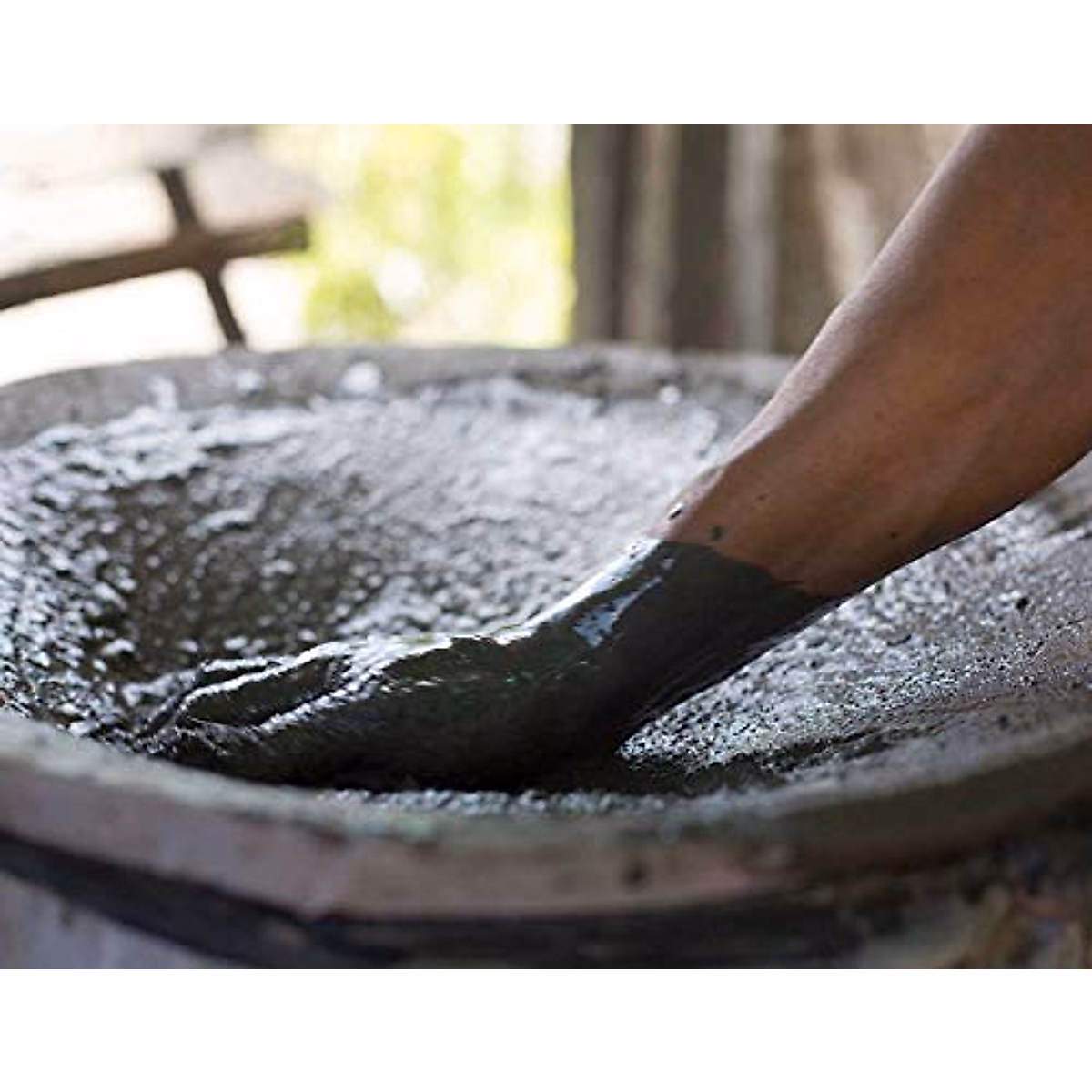 Black Clay Dinner Bowl 6.5 Inches 18 Onz for Salad/Soup/Fruit/Pasta Toxin and Contaminant Free for Home or Restaurant Vegan Pottery