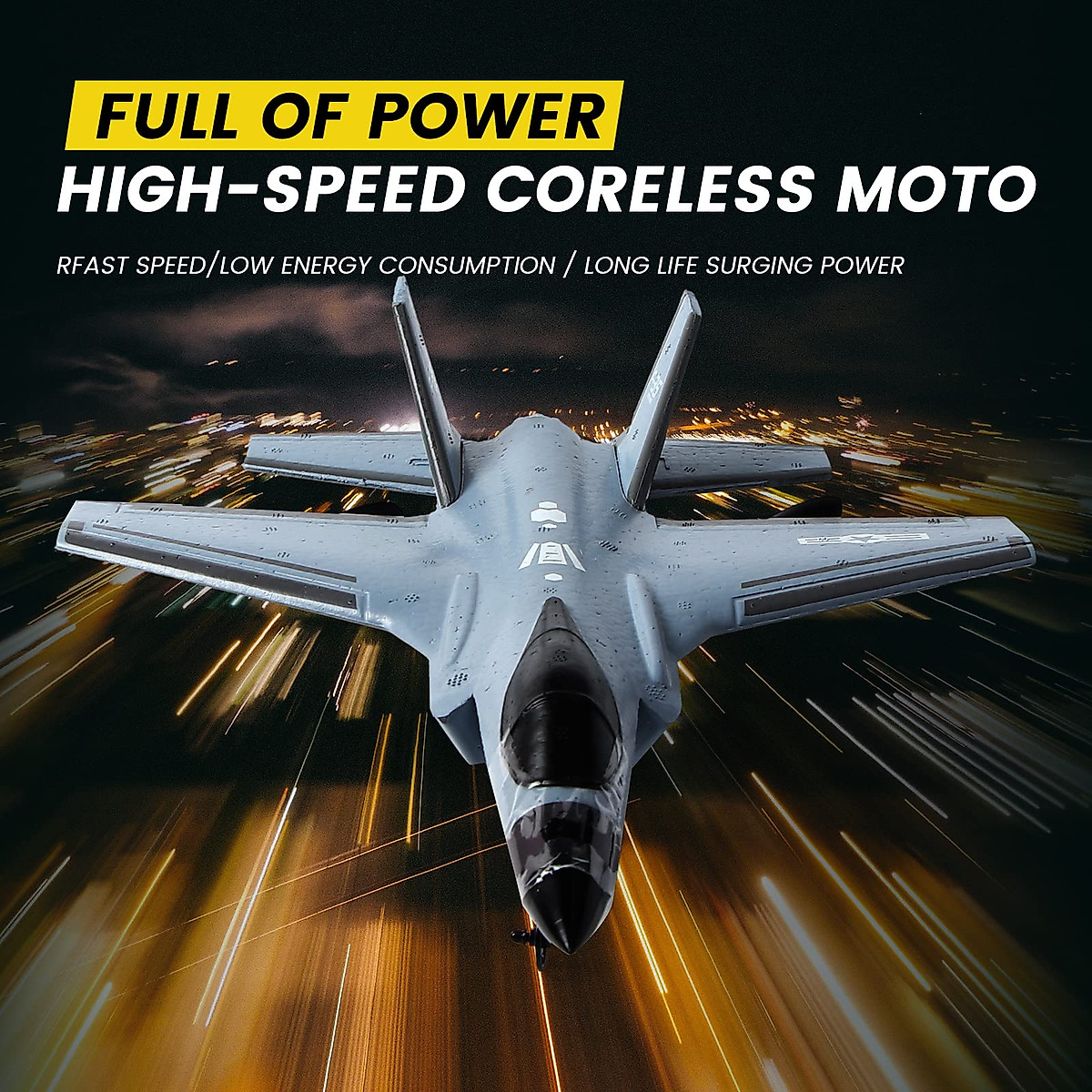 BEHORSE RC Plane, F-35 RC Airplane Ready to Fly, 2 Channel 2.4Ghz Remote Control Plane, Remote Control Airplanes for Kids Boys Girls Adults Beginners