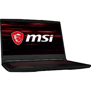 MSI 2022 Newest GF63 Gaming Laptop, 15.6" Full HD Display, Intel Core i5-10500H Processor, 32GB RAM, 512GB SSD + 1TB HDD, NVIDIA GeForce GTX 1650 Graphics, Backlit Keyboard, Wi-Fi 6, Windows 11 Home