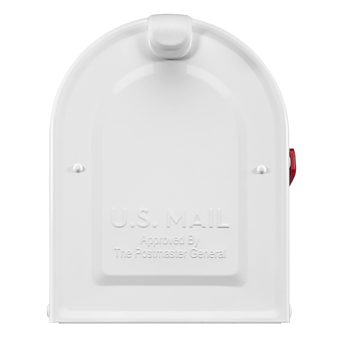Architectural Mailboxes 7900W-10 MB2 Post Mount Mailbox, Large, White