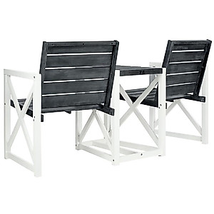 SAFAVIEH Outdoor Collection Ally Rustic Brown Darling Wrought Iron 60.25" Outdoor Tree Bench