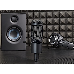 Audio-Technica AT2035 Large Diaphragm Studio Condenser Microphone (Renewed)