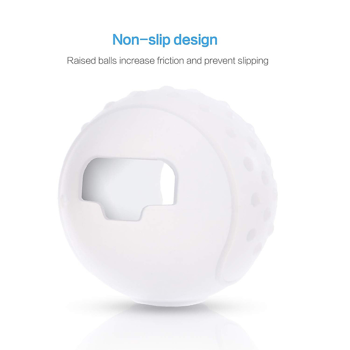 Silicone Grip Case for Poke Ball Plus Controller, Accessories Rubber Skin Protective Cover Case Compatible with Nintendo Switch Pokemon Lets Go Pikachu Lets Go Eevee Poke Ball Plus - Clear