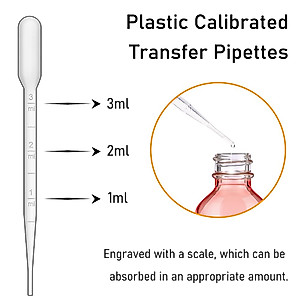 Bumobum Pink Dropper Bottles 4oz, Pink Glass Eye Dropper Bottle for Essential Oils Hair Oils with Labels and Funnels, 12 Pack Tincture Bottles with Golden Top (Plastic Dropper with Measurements)