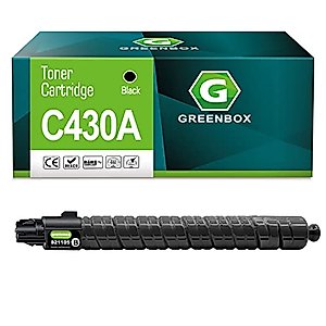 GREENBOX Compatible C430A High-Yield Toner Cartridge Replacement for Ricoh SP C430 C430A 821105 for SP C440DN C430DN C430 C431DN C441DN Printer (1 Black )