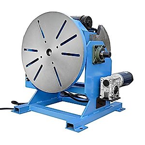 DBM IMPORTS 45-90 Degree Welding Positioner Welder Turn Table Tilt Foot Pedal 1,100-550 lbs Load Cap.110v
