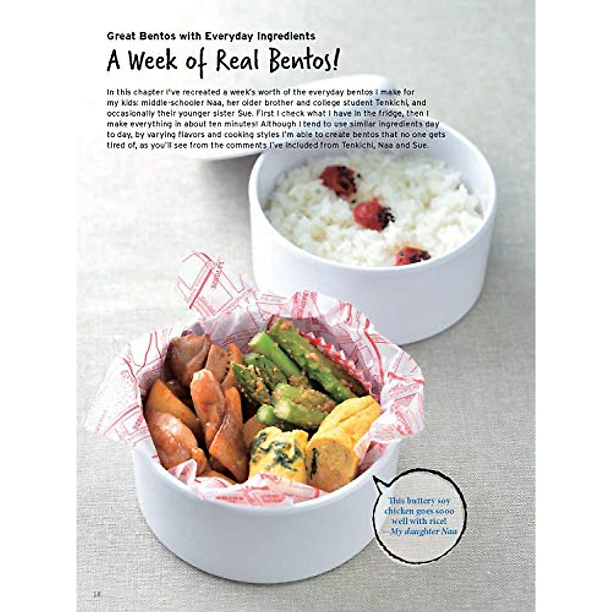 Real Bento: Fresh and Easy Lunchbox Recipes from a Japanese Working Mom
