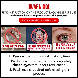 Lyon Lash Pro Gentle Eyelash Extension Cream Remover 15g 0.51fl. oz | Removes Lash Extension Glue Effectively| Low Irritation for Sensitive Skin | Essential Lash Extensions Supplies (Pina Colada)