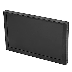 soobu Multi Theme Display Screen, 5in Monitor Set Full Viewing Angle USB Type C Interface Eye Protection 360 Degree Rotation for ITX Chassis (Black)