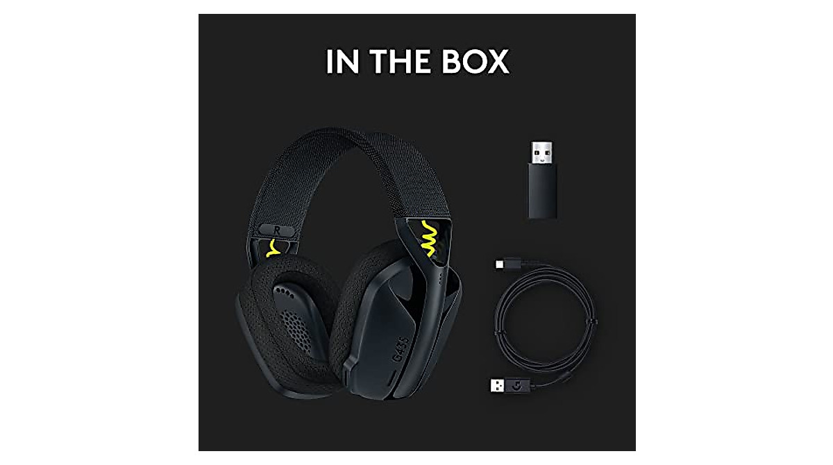 Logitech G435 Wireless Gaming Headset - 18h Battery Life