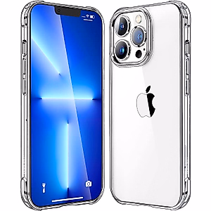 Mkeke Crystal Clear for iPhone 13 Pro Max Case [Not-Yellowing] 6.7 inch 2022, Clear