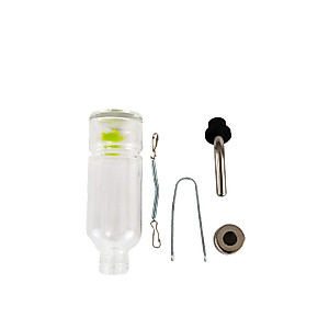 Lixit Chew Proof Flat Sided Water Bottles for Rabbits, Ferrets, Rats, Birds, Hamsters, Guinea Pigs, Chinchillas Gerbils and Other Small Animals (6oz)