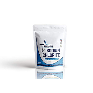 Stellar Chemical ~ Sodium Chlorite, 80% Flakes, Tech Grade ~ 1000 Grams (1KG)