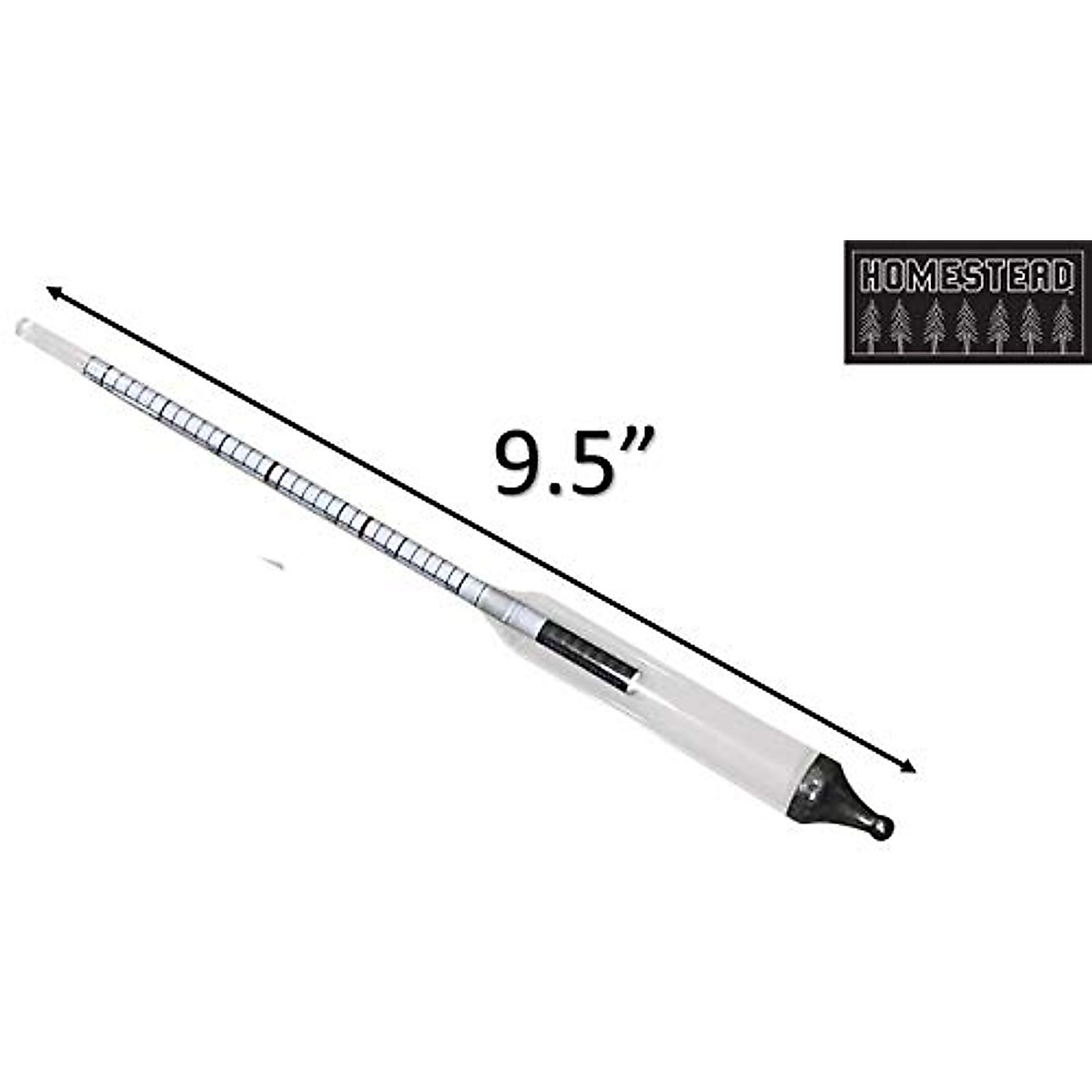 Maple Syrup Hydrometer - Measure Sugar and Moisture Content (Density) of Boiled Sap - Baume and Brix Scale - Calibrated to Create Pure Maple Syrup