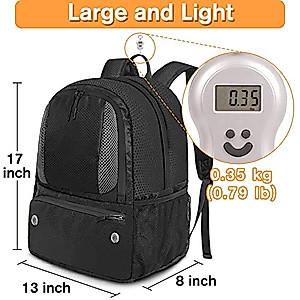 YOREPEK Soccer Backpack, Lightweight Soccer Bag with Ball Holder for Boys Girls Kids, Water resistant Sport Equipment Bags Fit Basketball Volleyball Football Accessories to Match Training