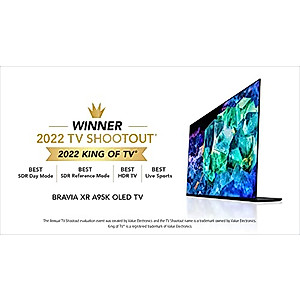 Sony 65 Inch 4K Ultra HD TV A95K Series: BRAVIA XR OLED Smart Google TV with Dolby Vision HDR and Exclusive Features for The Playstation® 5 XR65A95K- 2022 Model (Renewed)