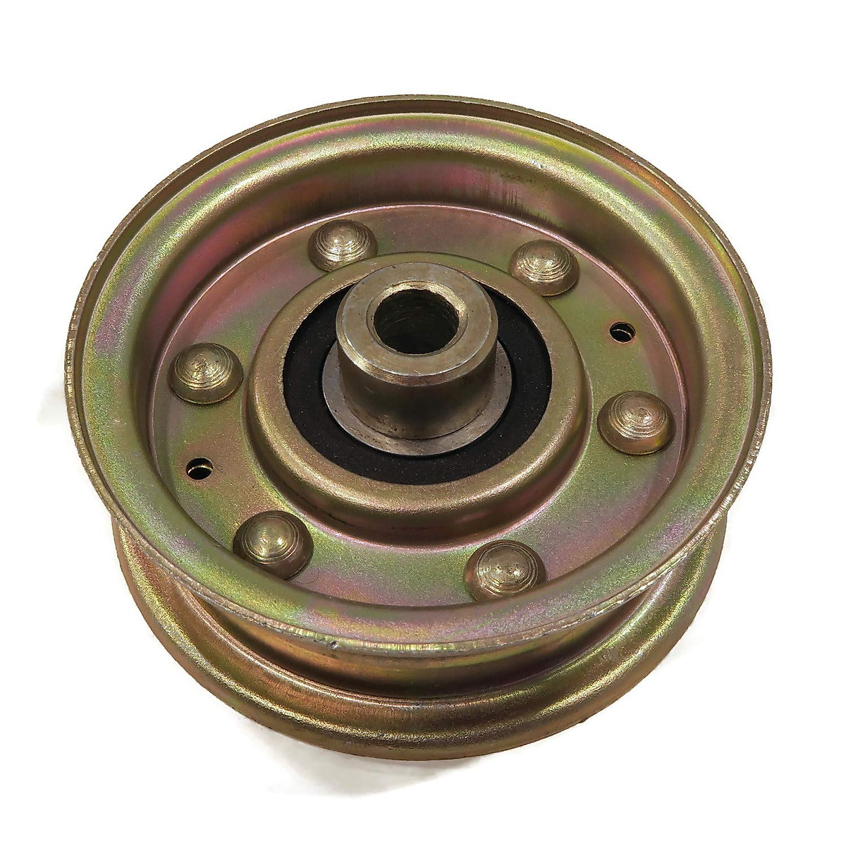 Flat Idler Pulley Compatible with 9753 EXMARK 1-323285 (3/8-inches X 2-3/4-inches)