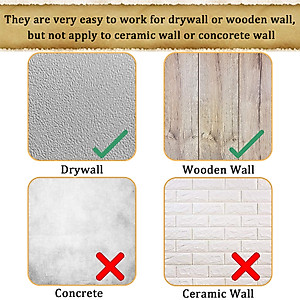 30 PCS Push Pin Picture Hooks, thumbtacks for Wall Hanger, Picture Hanging Nails for Wall, Decorative Thumb Tacks for Hanging, Bulletin Board Hooks (Silver & Gold & Black)