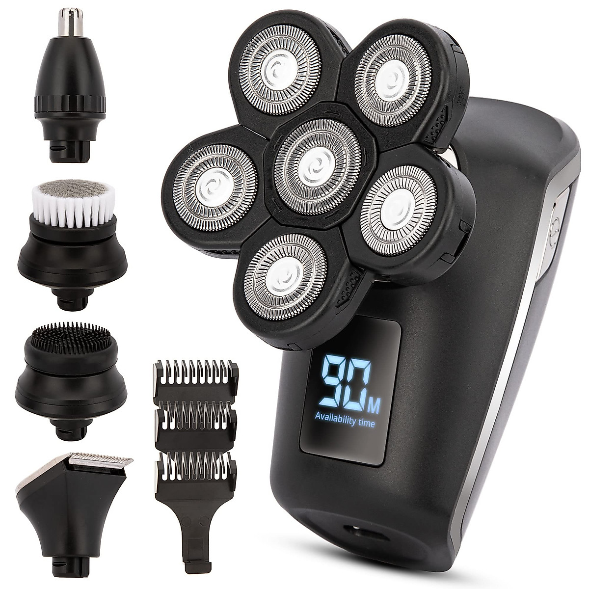 AW 6D Head shavers for Bald Men, Anti-Pinch Bald Head shavers for Men, Electric Head Shavers for Men, Maquina De Afeitar para Hombre, Head Shavers for Bald Men Wet and Dry