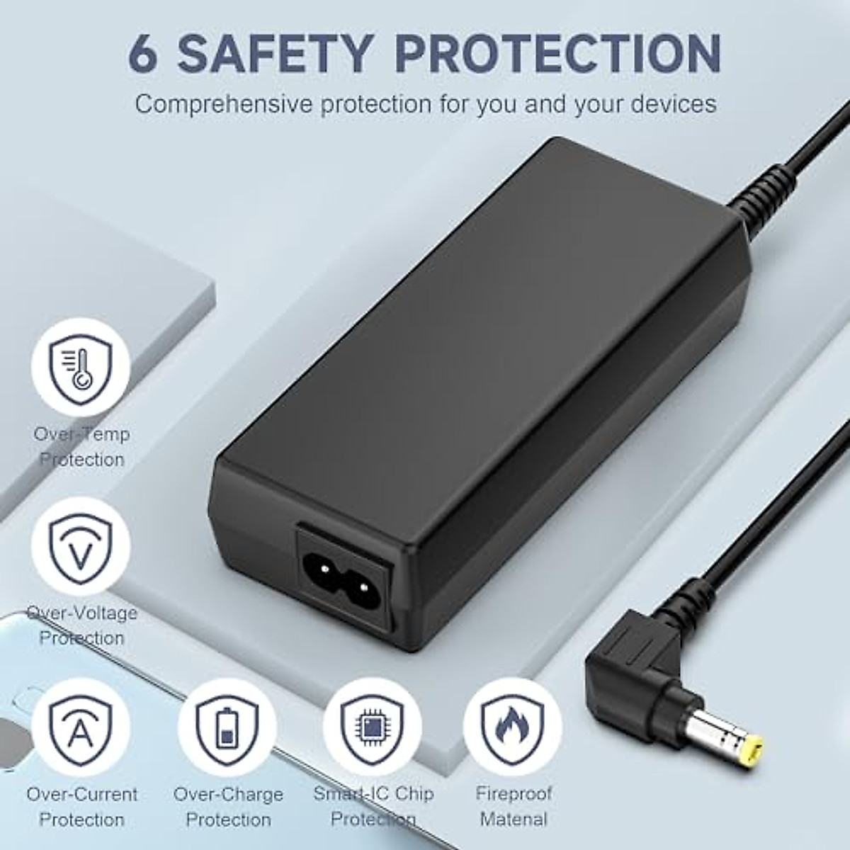 90W 19V Power Cord for Westinghouse TV, Westinghouse 24 32 40 42 46 inch UW40TA2W UW40T8LW LED TV UW32SC1W UW32S3PW UW40TC1W LD-2480 LD-4680 LD-4695 LD-3255VX LD-4255VX EW39T6MZ Power Supply Adapter