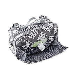 Baby Diaper Caddy Bag - Caddy Tote Baby Stroller Bag Nursery Storage Bin for Diapers, Wipes & Toys Small Diaper Bag for Outdoor （Cactus）