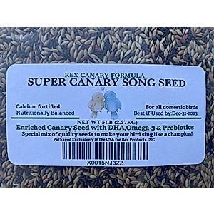 Canary Song Seed 5lb-Improve Singing