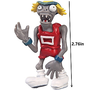 JHESAO 9 PCS PVZ Toys Set Figurines Series Plush PVC Toys New, Great Gifts for Kids and Fans, Birthday and Party