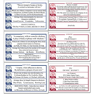 Wit's End - A Mind Challenging Trivia and Brain-Teasing Game That Will Test Players' Wits & Knowledge - for Adults & Family