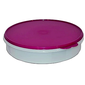 Tupperware Pie Keeper with Burgundy Seal