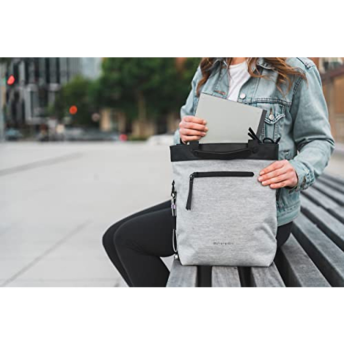 Sherpani Geo, Anti Theft Medium Crossbody Bag, Tote Bag, Travel Bag, Shoulder Bag, Purses for Women (Sterling)