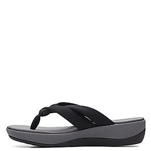 Clarks Women's Arla Kaylie Flip-Flop, Black, 5