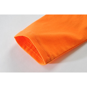 Boys Girls Halloween Shirt Glow-in-The Dark Dancing Skeletons Dance Challenge Kids Halloween Outfit Long Sleeve Pumpkin T-Shirts Size 8 Years